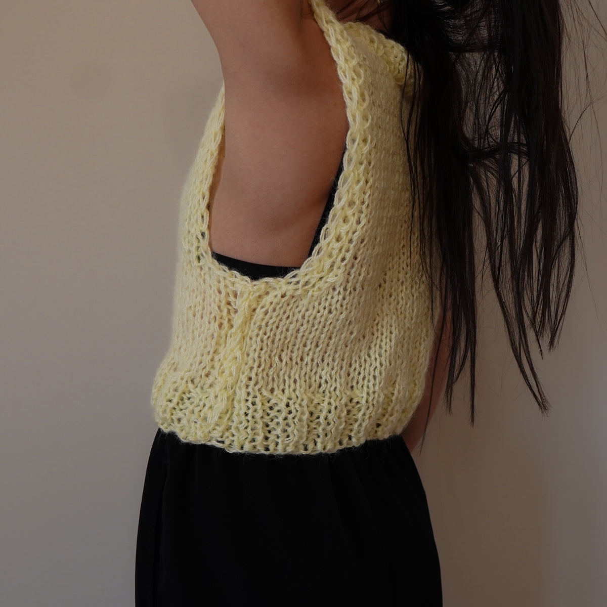 Happy Yellow Knitted Vest – YOYO